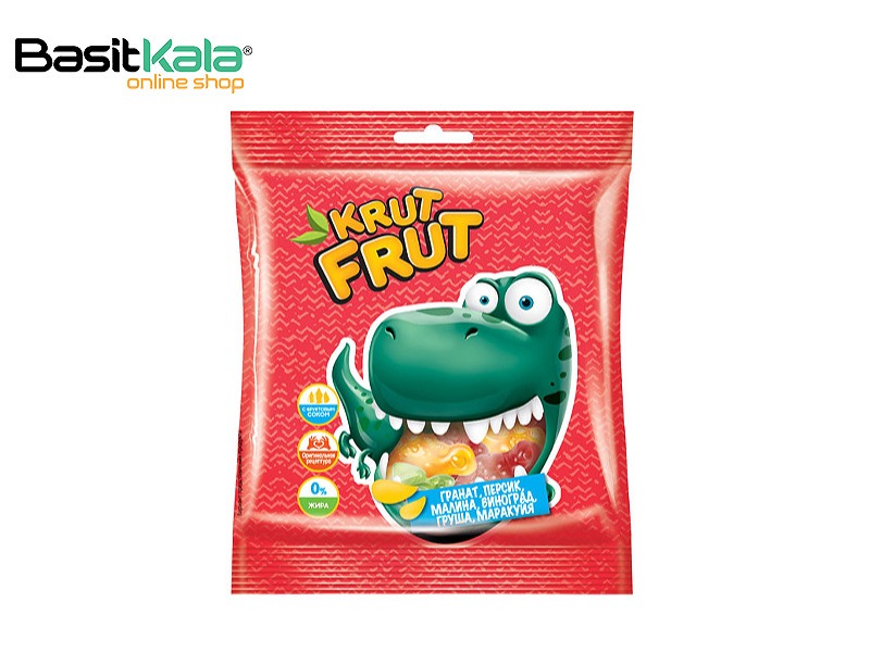 قیمت، مشخصات و خرید پاستیل دایناسوری مخلوط میوه ای 70 گرم کروت فروت Krut Frut | بسیط کالا(شعبه ...