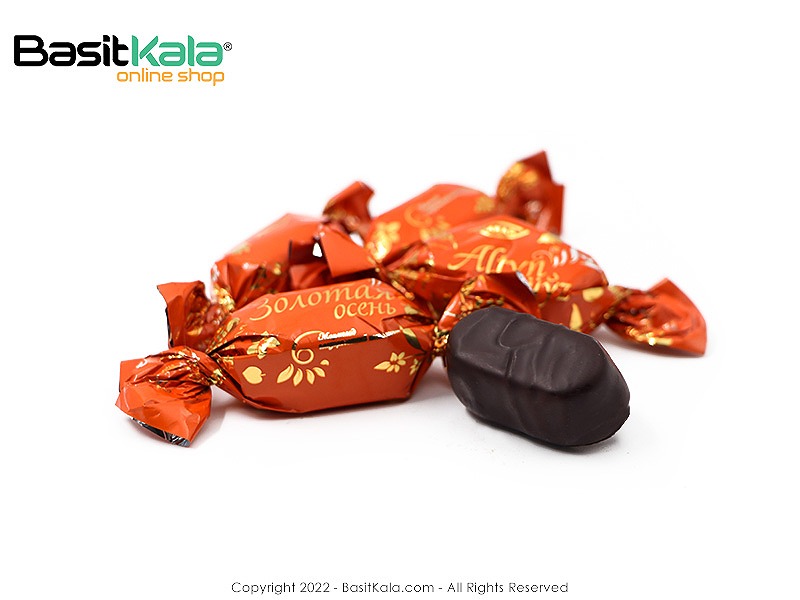 قیمت، مشخصات و خرید شکلات وانیلی آلتین گوز با مغز ژله پرتقالی و کرم ...