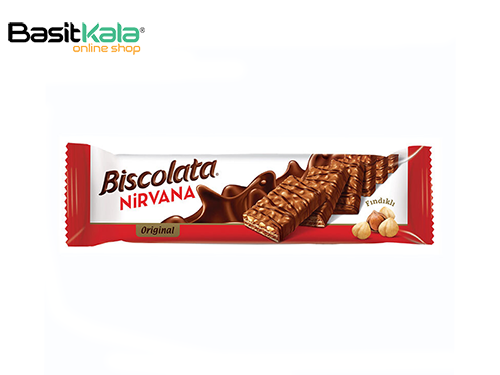 قیمت، مشخصات و خرید ویفر با مغز کرم فندقی و روکش شکلاتی100 گرم ...